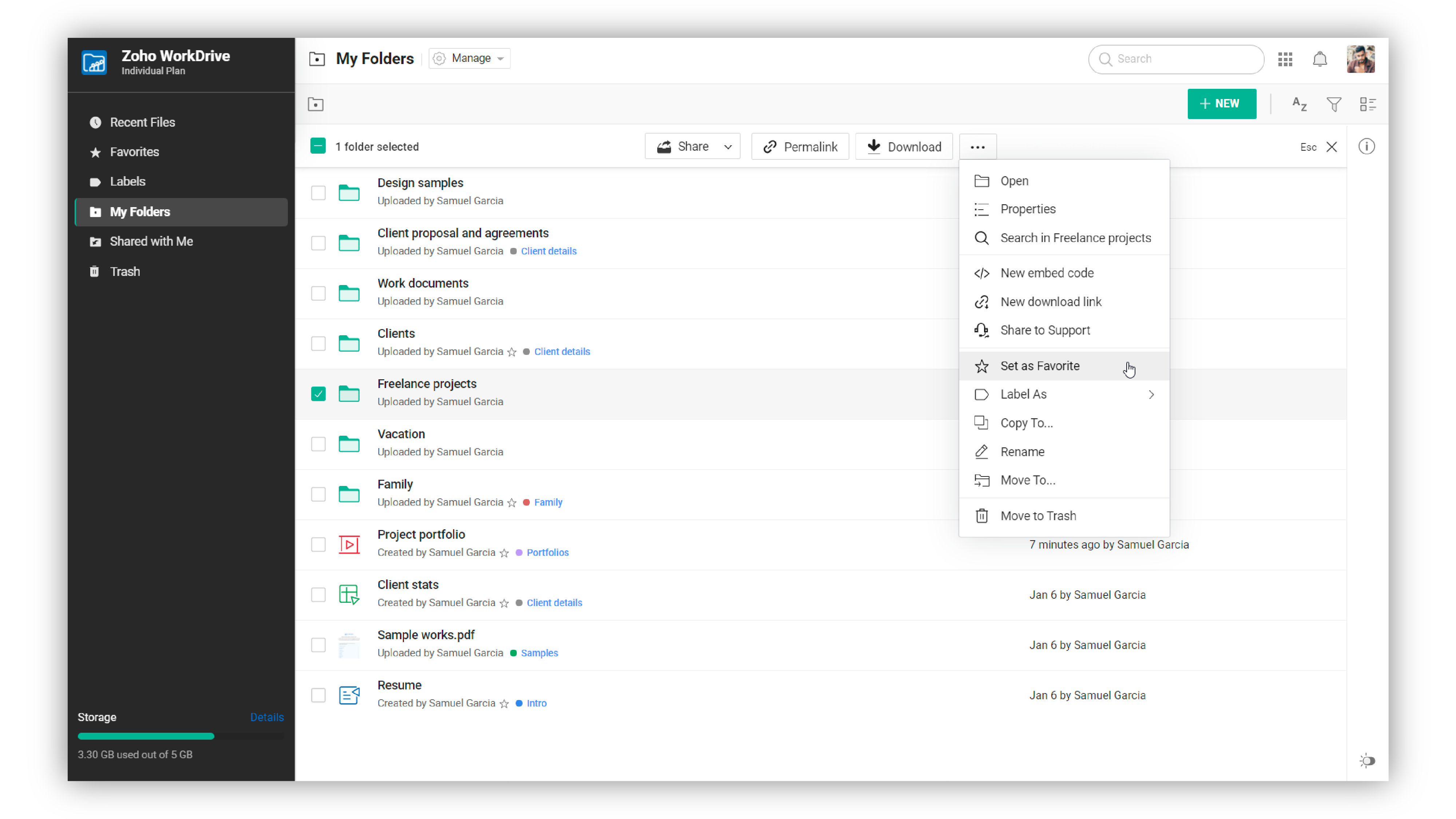 Introducing WorkDrive for individuals | Zoho WorkDrive